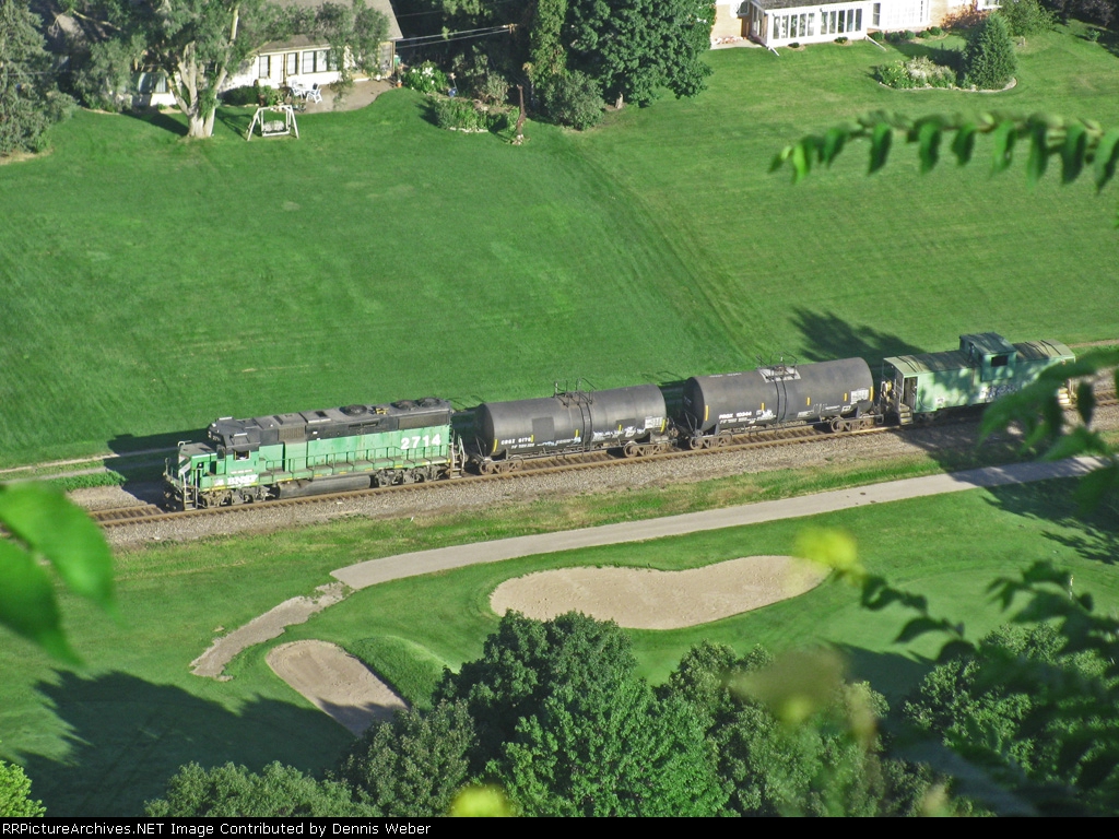 BNSF 2714, BNSF's Aurora Sub.